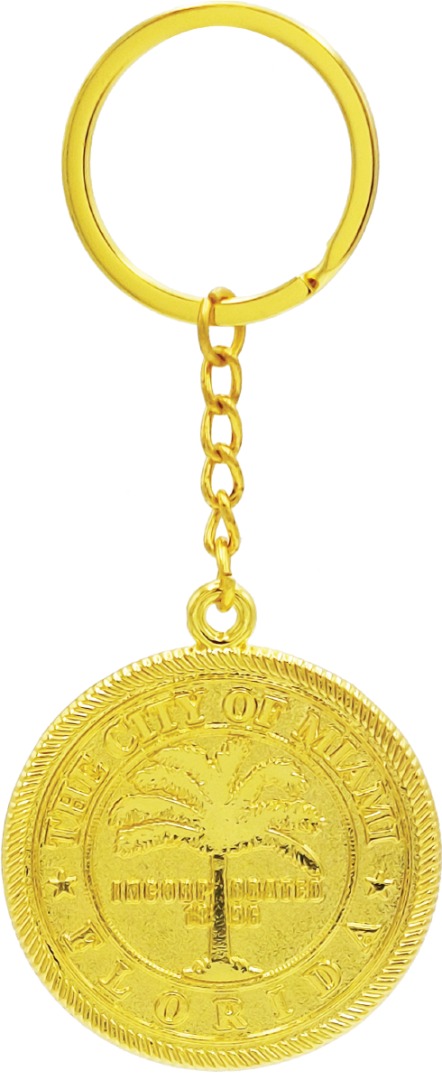 Miami Souvenirs: MIAMI FLORIDA GOLD COIN